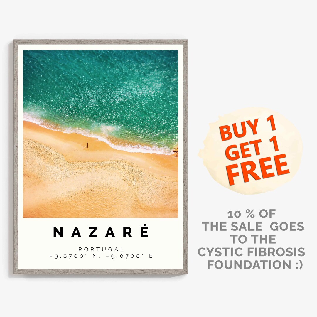 Nazaré Poster Colorful Print Nazaré Wall Art Nazaré Photo - Etsy