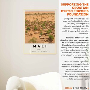 Mali Poster Colorful Print, Mali Wall Art, Mali Photo Decor, Mali Gift ...