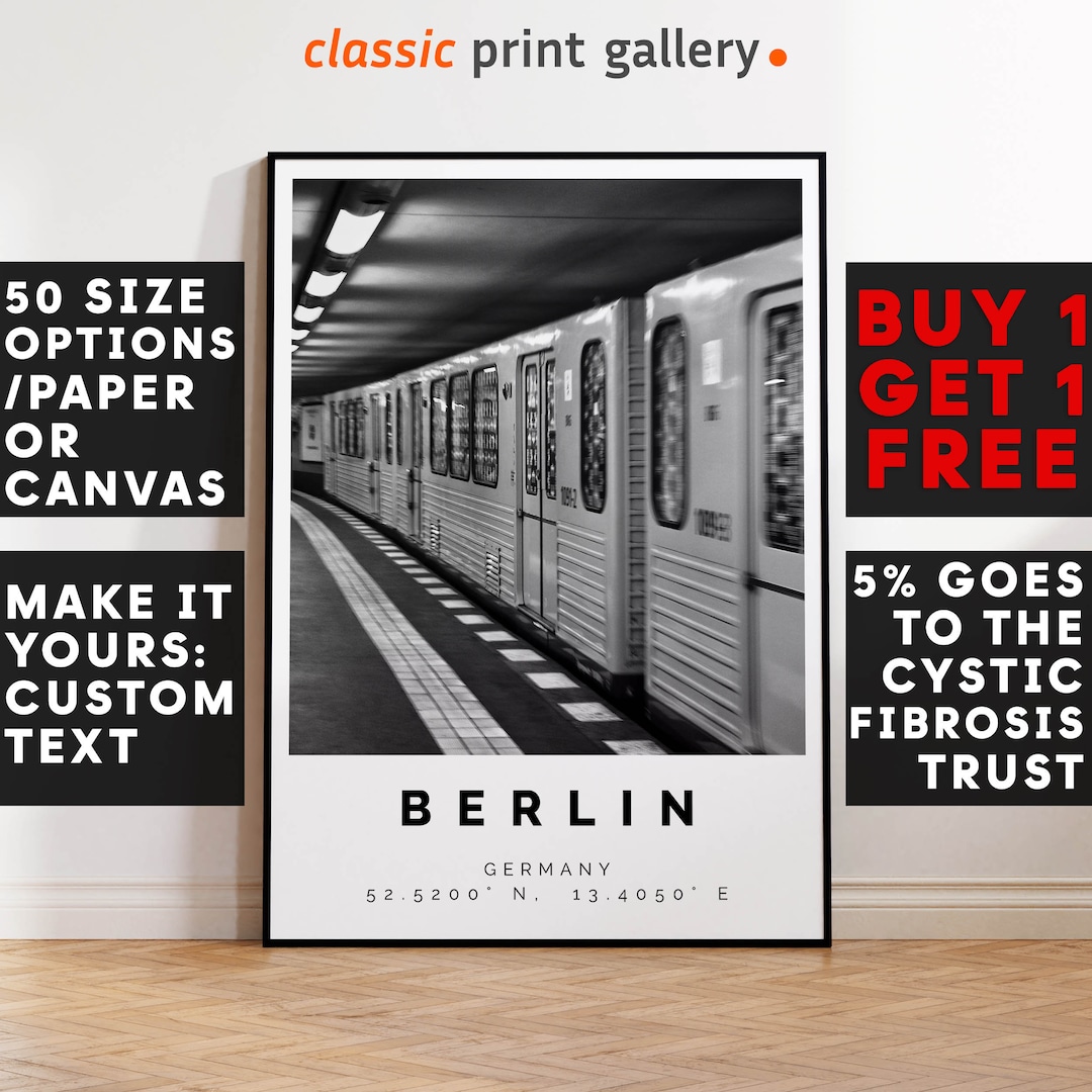 Berlin Poster, Berlin Print, Berlin Photo, Berlin Wall Art, Gift Art ...
