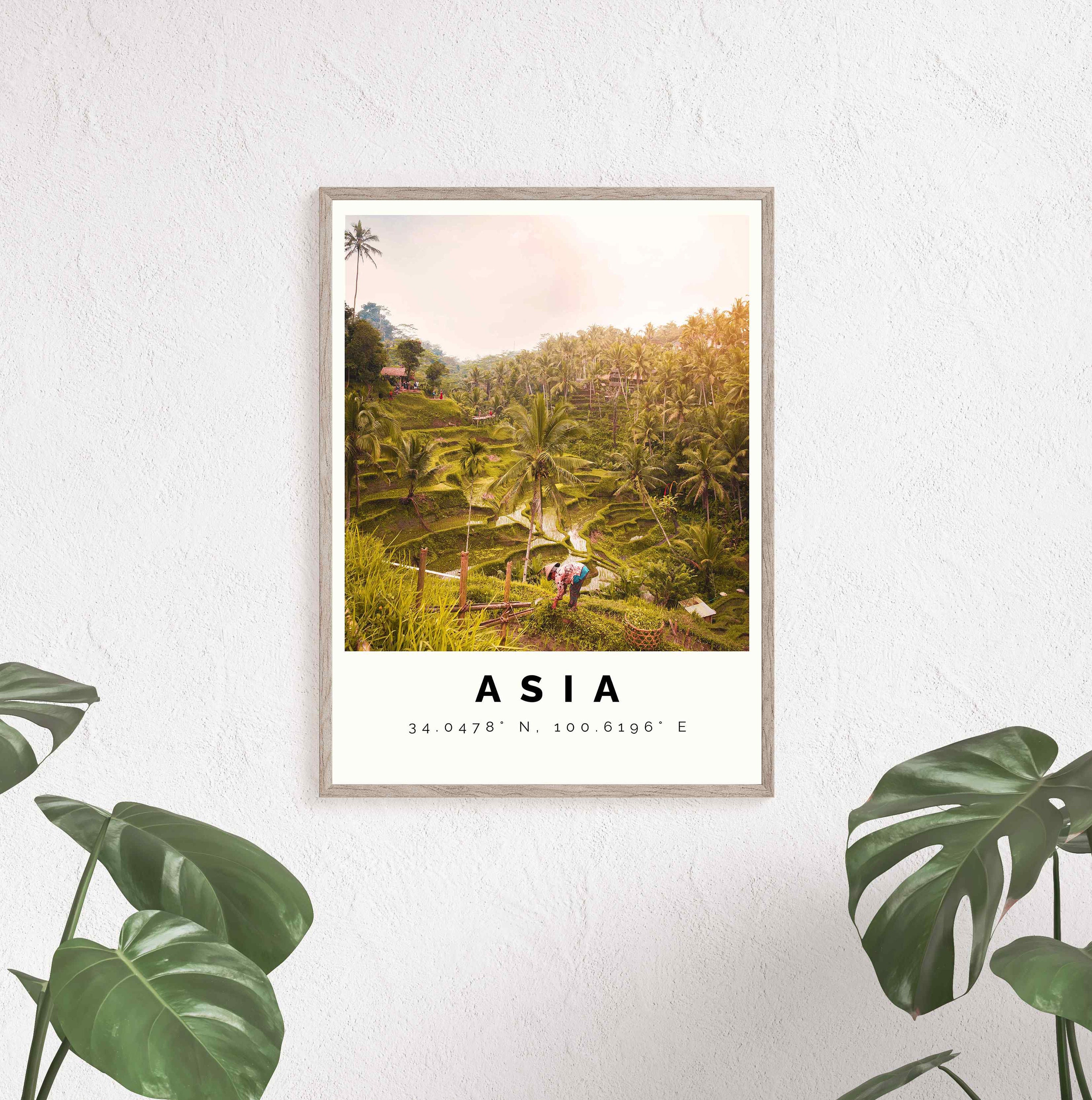 Asia Poster Colorful Print Asia Wall Art Asia Photo Decor - Etsy
