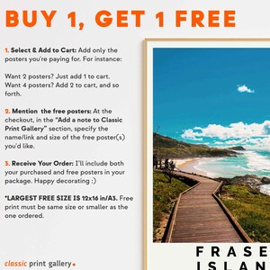 Fraser Island Poster Colorful Print, Fraser Island Wall Art, Fraser ...