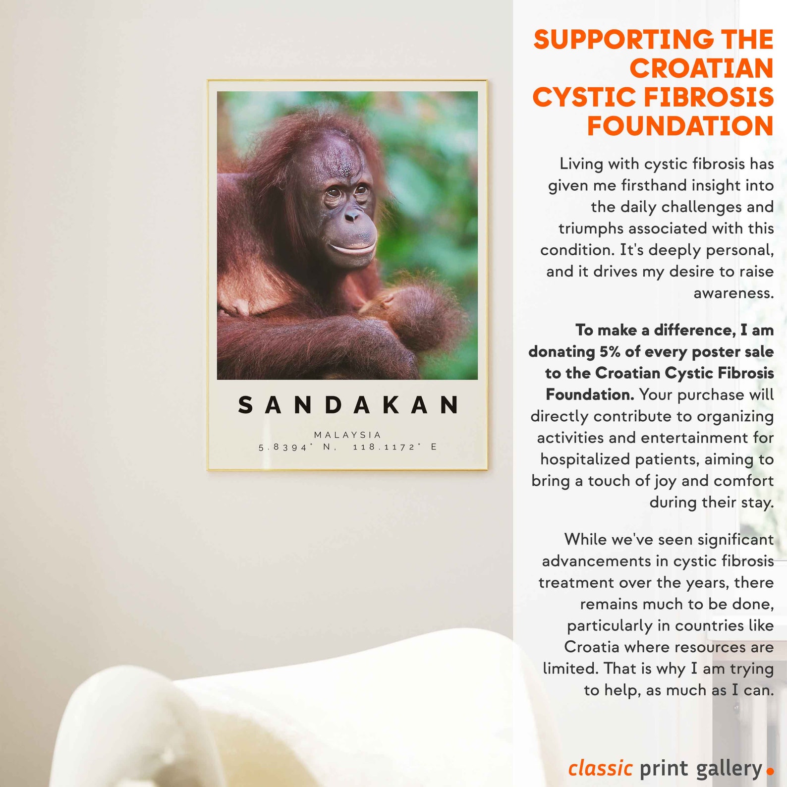 Sandakan Poster Colorful Print, Sandakan Wall Art, Sandakan Photo Decor ...