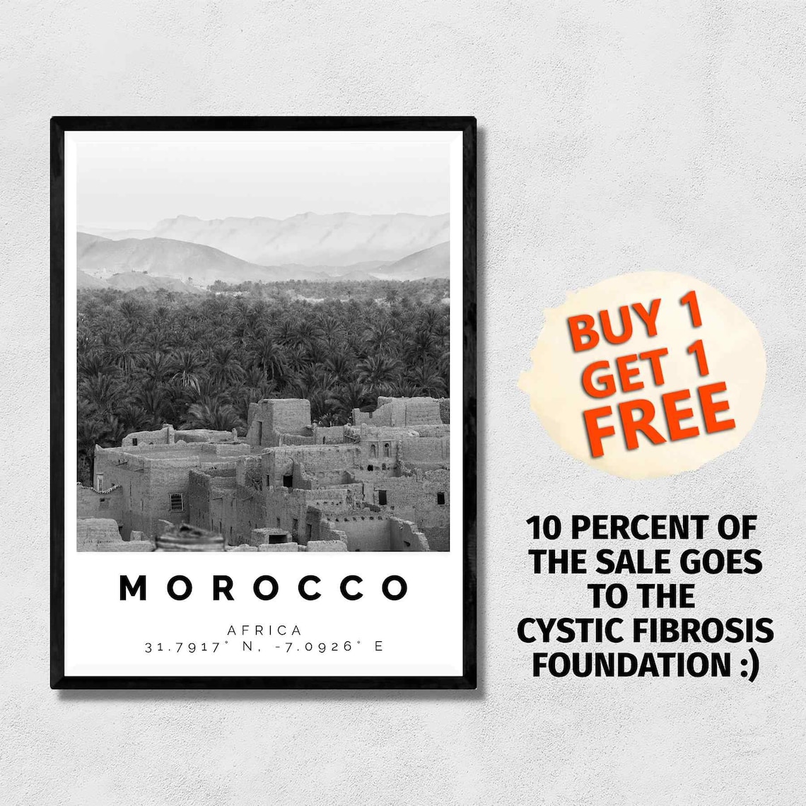 Morocco Print Black and White Photo Morocco Wall Art Morocco - Etsy
