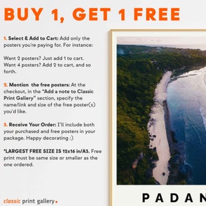 Padang Poster Colorful Print, Padang Wall Art, Padang Photo Decor ...