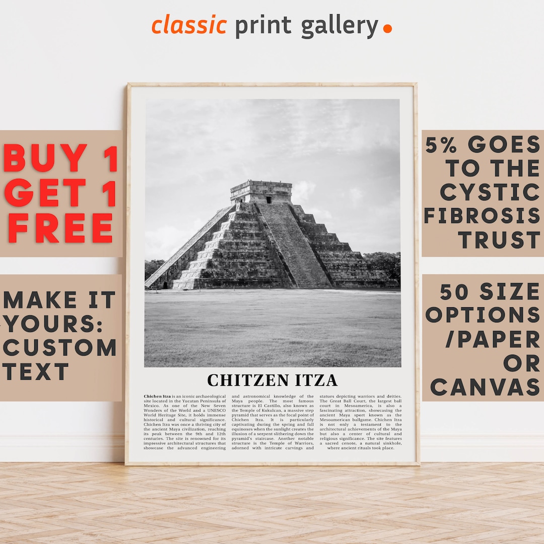 Chichen Itza Print, Chichen Itza Wall Art, Chichen Itza Black and White ... Chichen Itza Print, Chichen Itza Wall Art, Chichen Itza Black and White ...