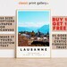 Lausanne Poster Colorful Print, Lausanne Wall Art, Lausanne Photo Decor ...