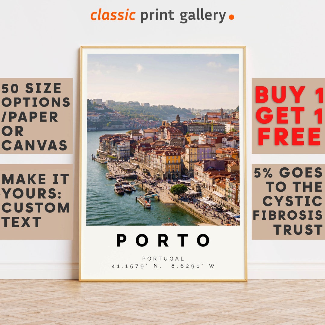 Porto Poster Colorful Print, Porto Wall Art, Porto Photo Decor, Porto ...