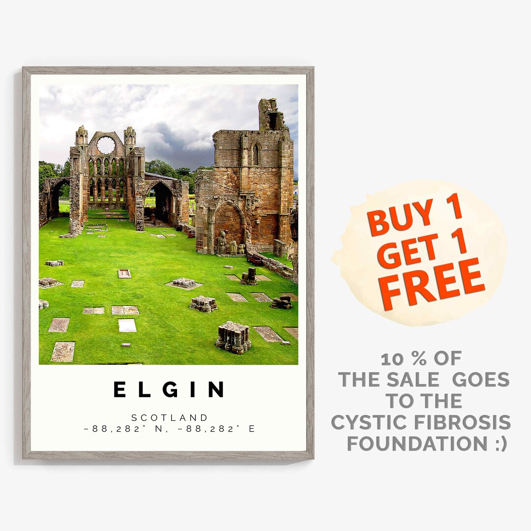 Elgin Poster Colorful Print Elgin Wall Art Elgin Photo - Etsy