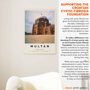 Multan Poster Colorful Print, Multan Wall Art, Multan Photo Decor, Multan Gift Travel Print ...