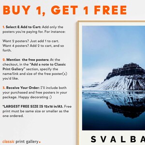 Svalbard Poster Colorful Print, Svalbard Wall Art, Svalbard Photo Decor ...