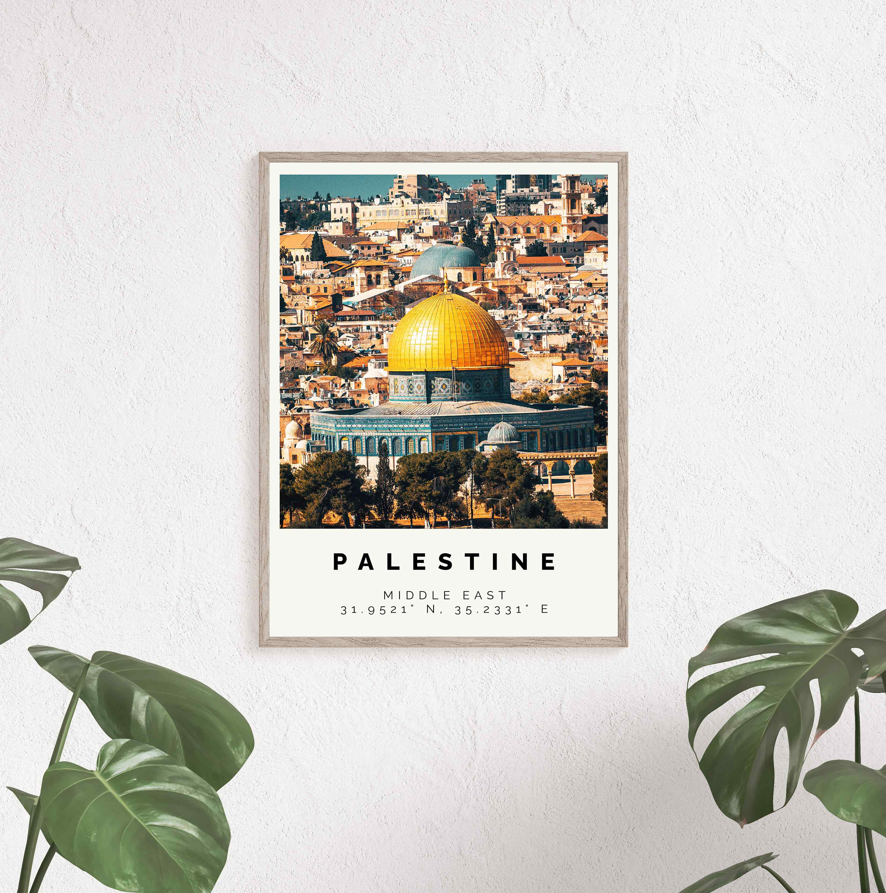 Palestine Poster Colorful Print Palestine Wall Art Palestine - Etsy