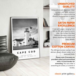 Cape Cod Print Black and White Photo, Cape Cod Wall Art, Cape Cod Travel Poster, Cape Cod Photo ...
