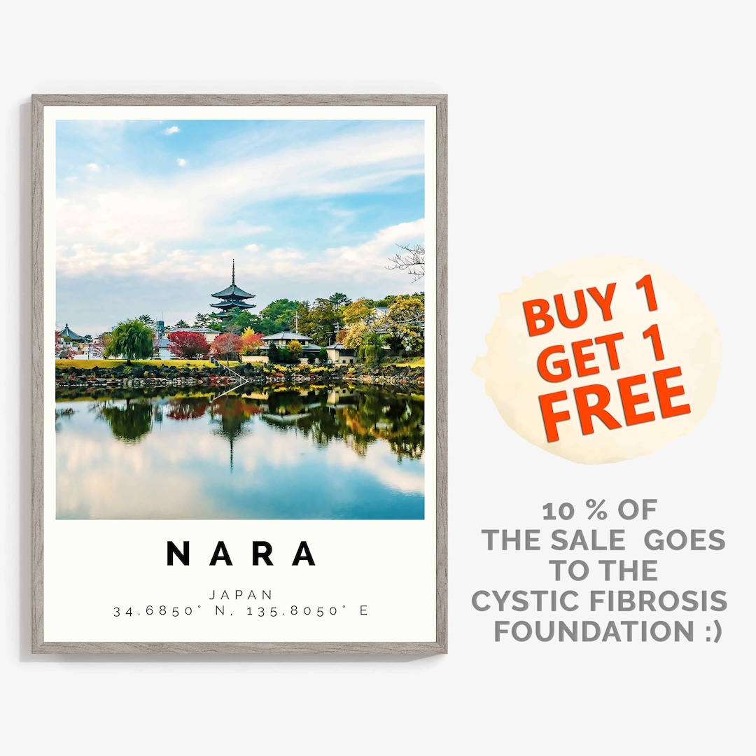 Nara Poster Colorful Print Nara Wall Art Nara Photo Decor - Etsy