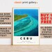 Cebu Poster Colorful Print, Cebu Wall Art, Cebu Photo Decor, Cebu Gift ...