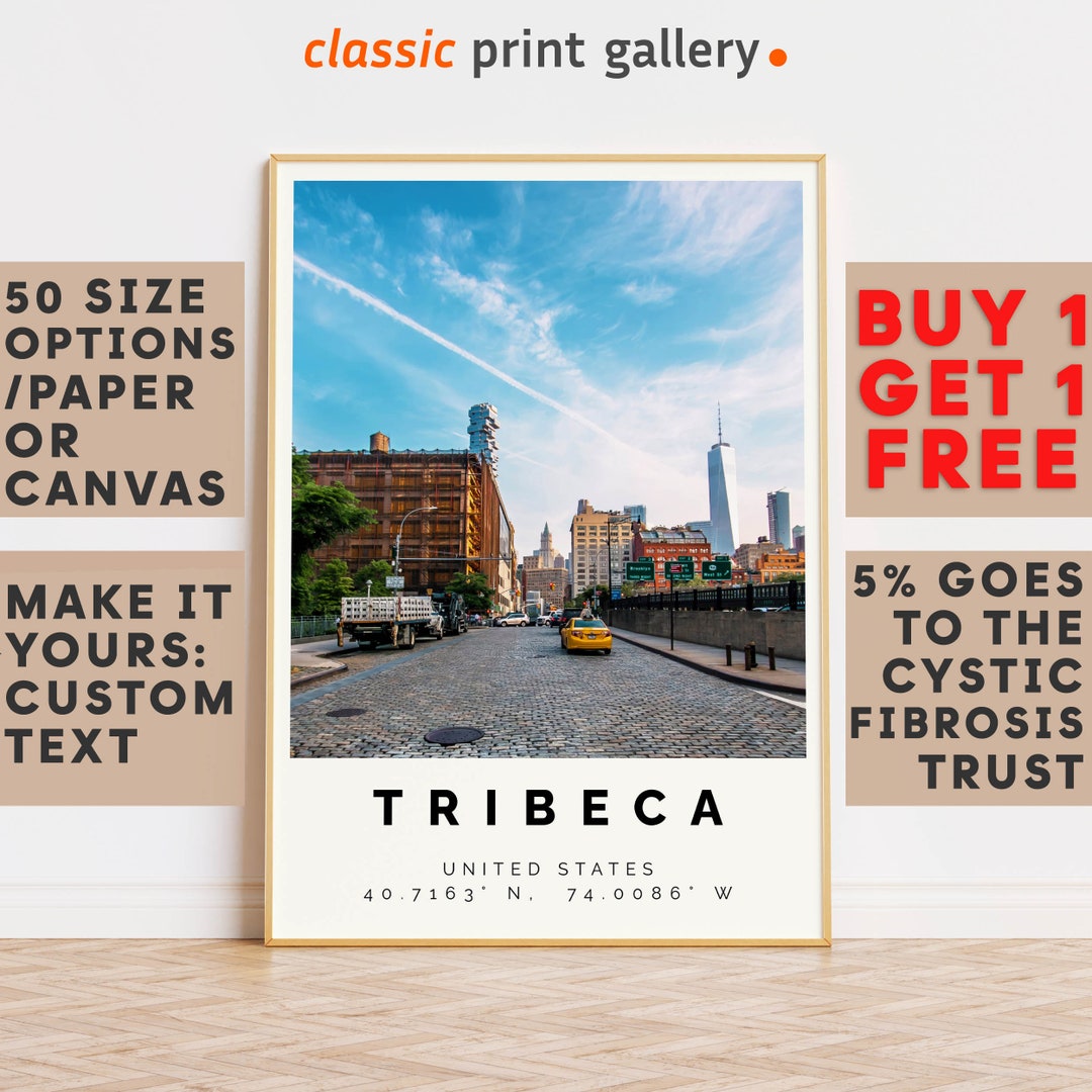 Tribeca Poster Colorful Print, Tribeca Wall Art, Tribeca Photo Decor ...