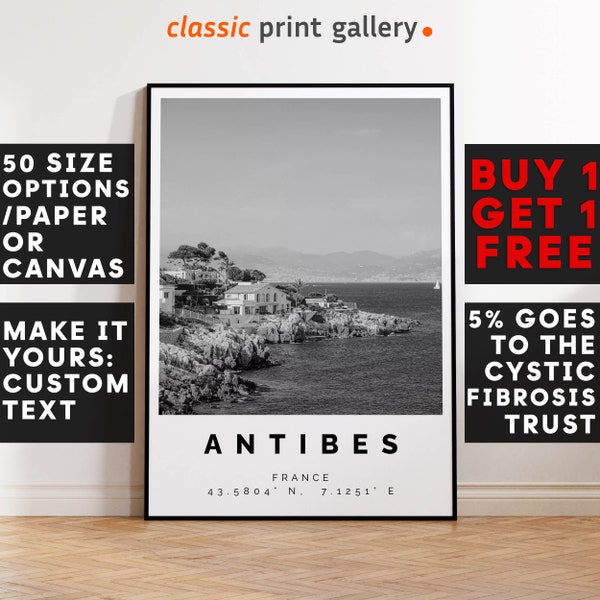 Antibes poster - Etsy France