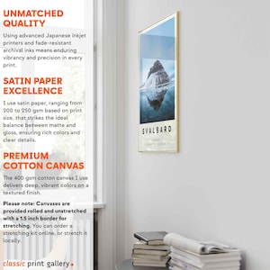 Svalbard Poster Colorful Print, Svalbard Wall Art, Svalbard Photo Decor ...