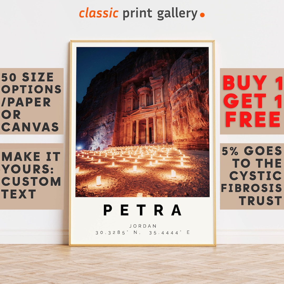 Petra Poster Colorful Print, Petra Wall Art, Petra Photo Decor, Petra ...