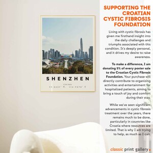 Shenzhen Poster Colorful Print, Shenzhen Wall Art, Shenzhen Photo Decor ...