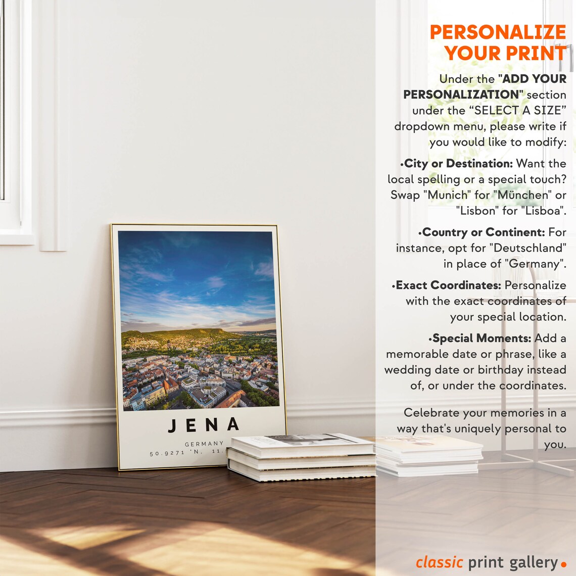 Jena Print,jena Wall Art,jena Colorful Poster,personalized Birthday ...