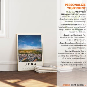 Jena Print,jena Wall Art,jena Colorful Poster,personalized Birthday ...