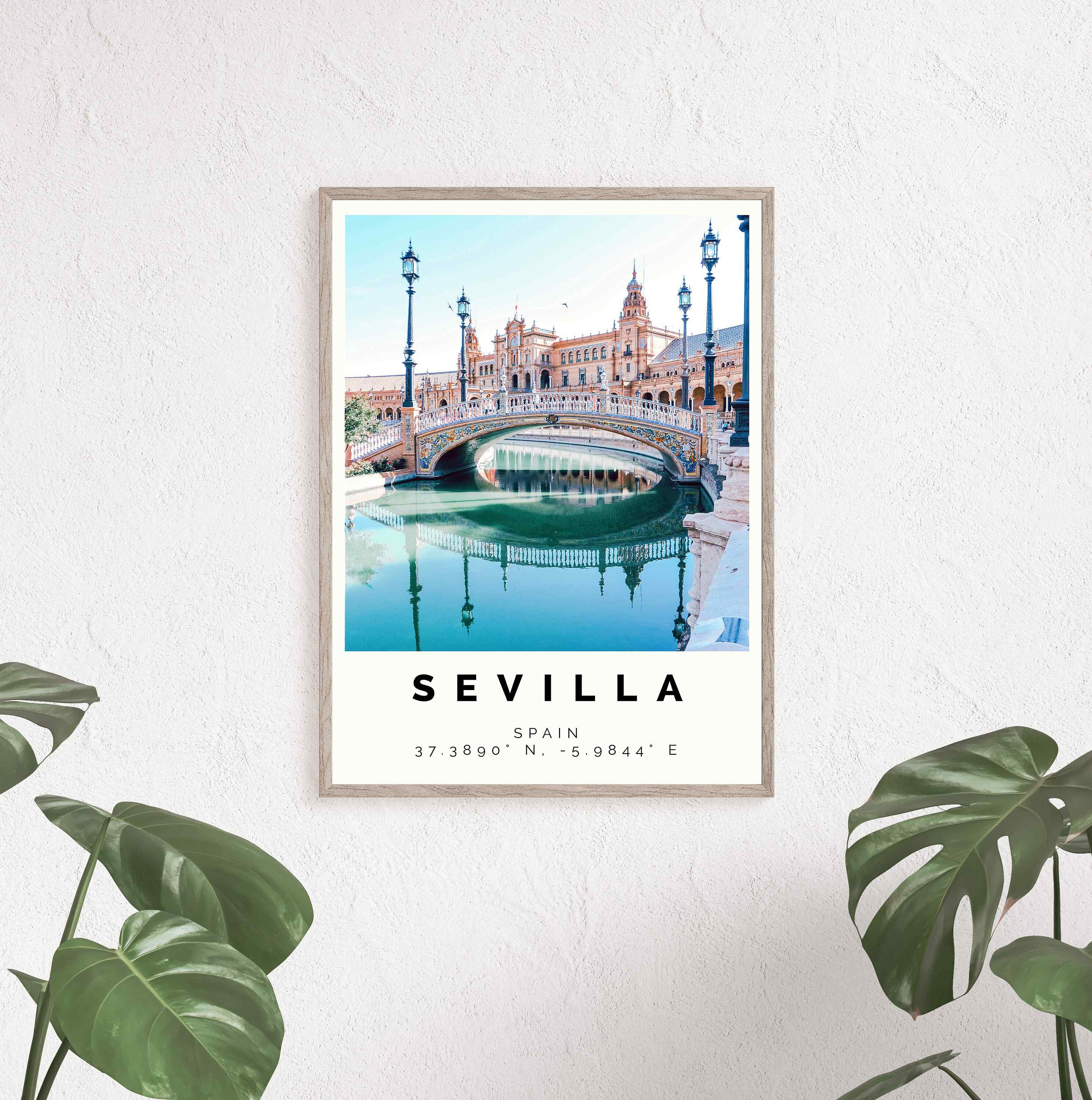 Sevilla Poster Colorful Print Sevilla Wall Art Sevilla Photo - Etsy