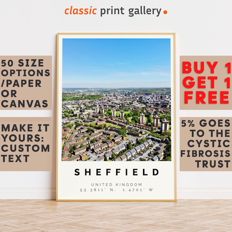 Sheffield Print - Etsy