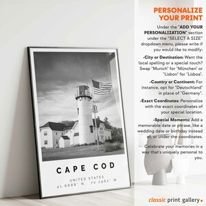 Cape Cod Print Black and White Photo, Cape Cod Wall Art, Cape Cod Travel Poster, Cape Cod Photo ...