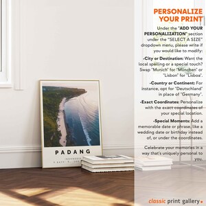 Padang Poster Colorful Print, Padang Wall Art, Padang Photo Decor ...