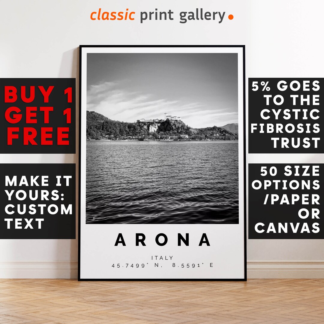 Arona Print,arona Wall Art,arona Black and White Poster,personalized ...