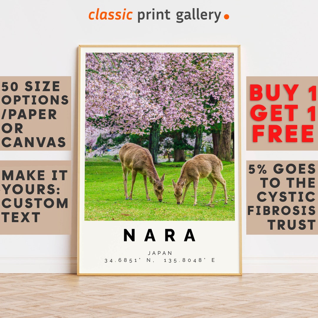 Nara Poster Colorful Print, Nara Wall Art, Nara Photo Decor, Nara Gift ...