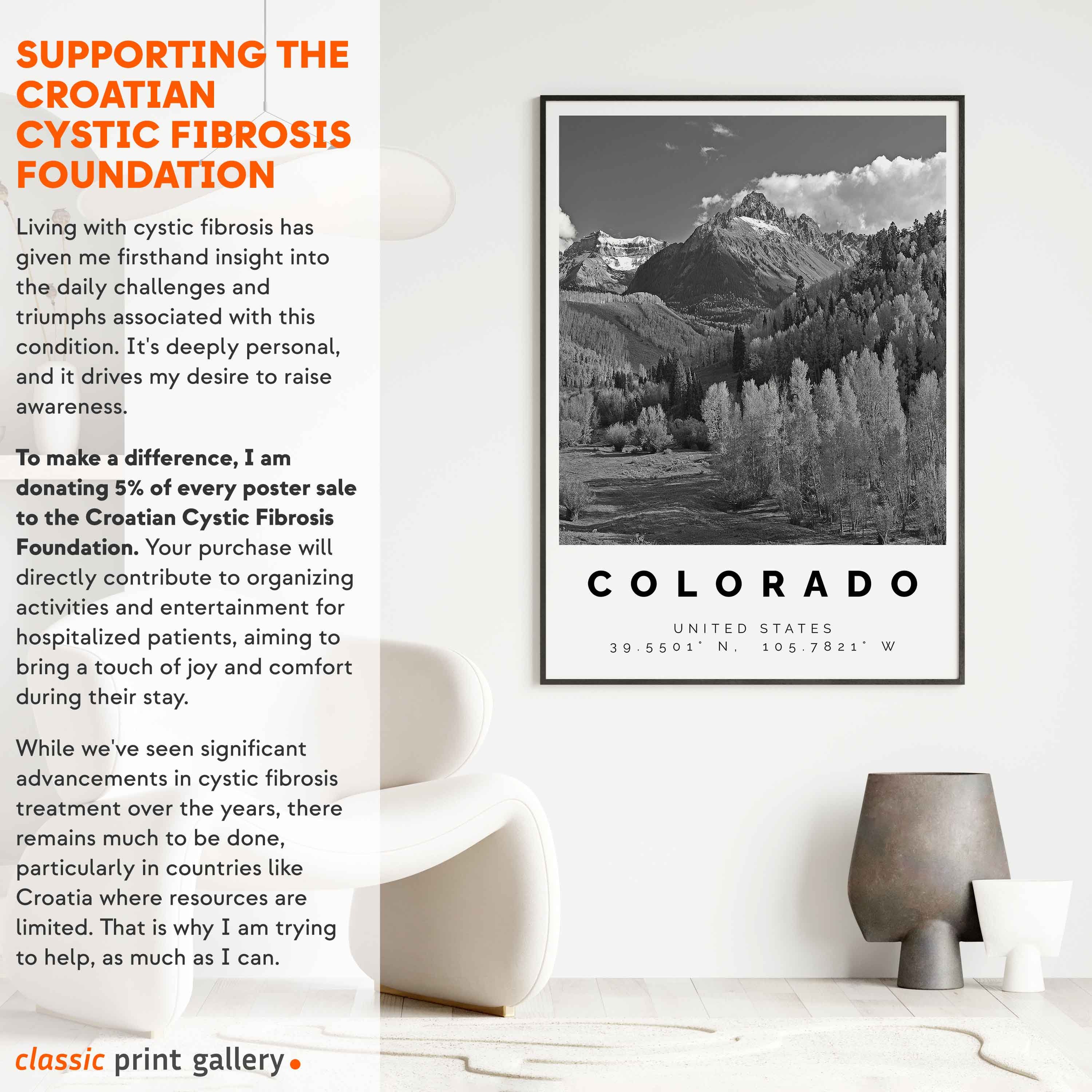 Colorado Print Black and White Photo, Colorado Wall Art, Colorado ...