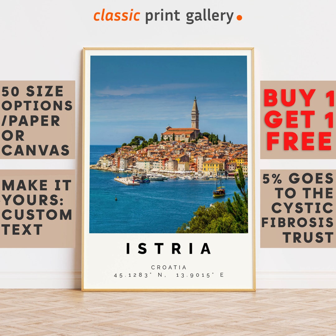 Istria Poster Colorful Print, Istria Wall Art, Istria Photo Decor ...