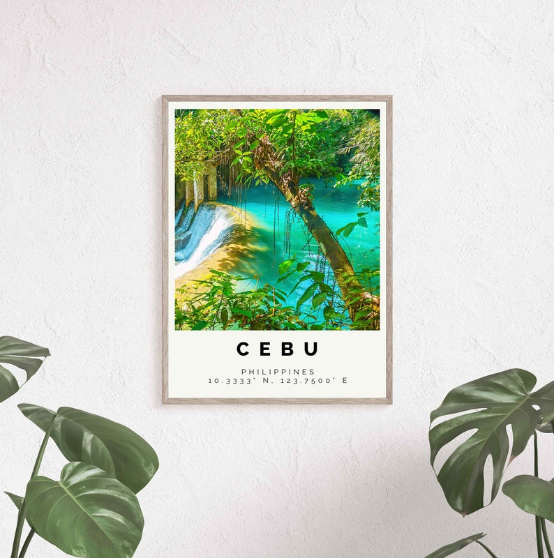 Cebu Poster Colorful Print Cebu Wall Art Cebu Photo Decor - Etsy