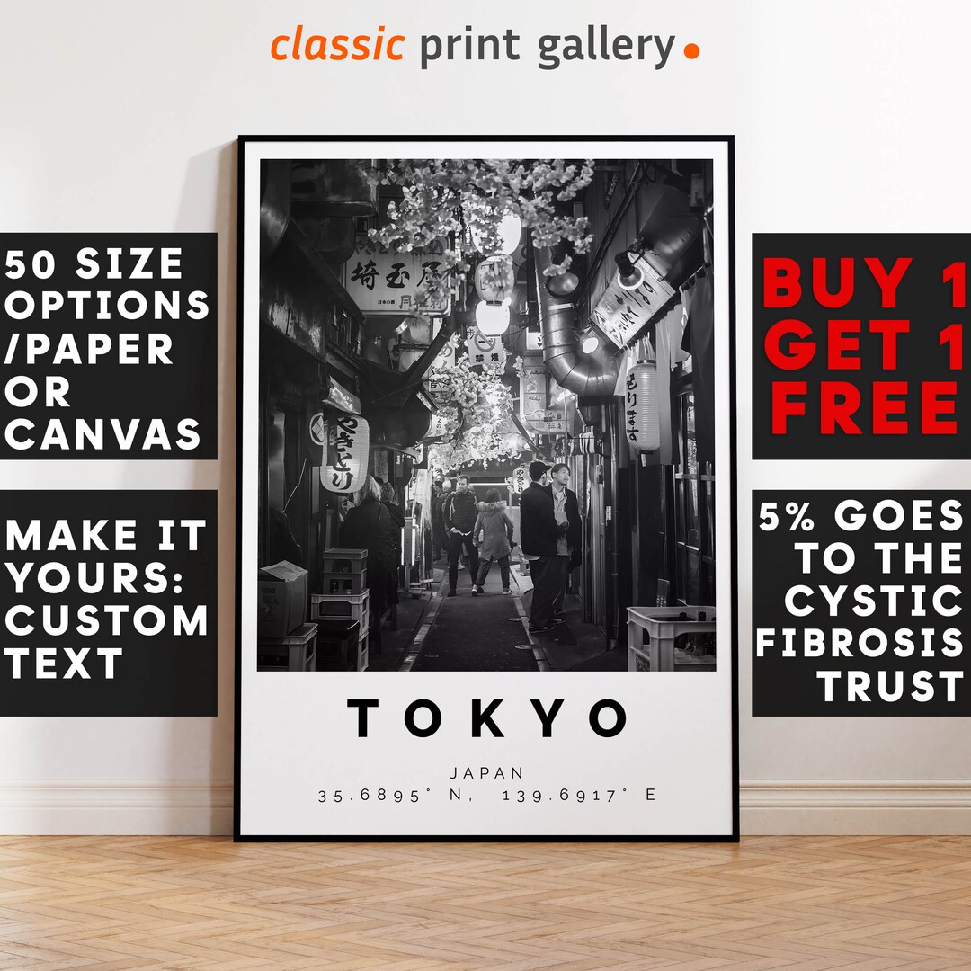 Tokyo Poster,tokyo Print,tokyo Decor, Wall Art,tokyo, Anniversary Gift ...