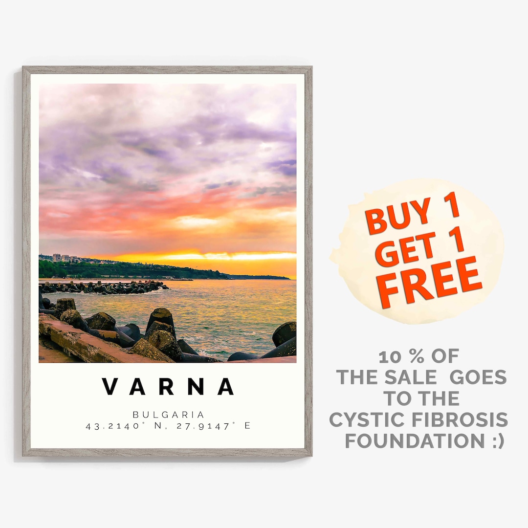 Varna Poster Colorful Print Varna Wall Art Varna Photo - Etsy