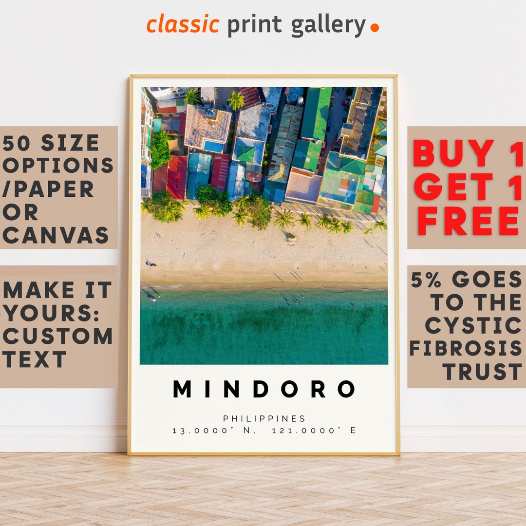 Mindoro Poster Colorful Print, Mindoro Wall Art, Mindoro Photo Decor ...