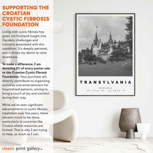 Transylvania Poster,transylvania Print,transylvania Black and White ...