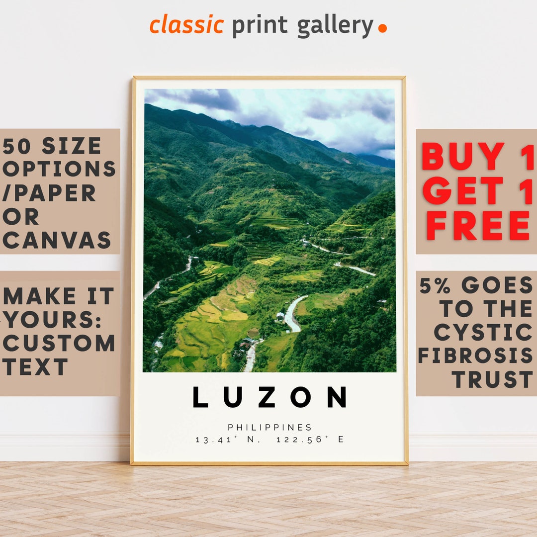 Luzon Poster Colorful Print, Luzon Wall Art, Luzon Photo Decor, Luzon ...