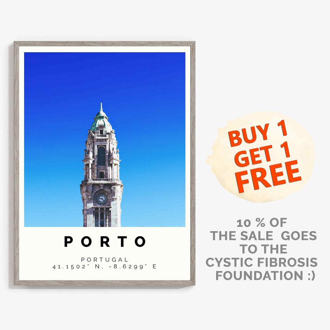 Porto Poster Colorful Print Porto Wall Art Porto Photo - Etsy