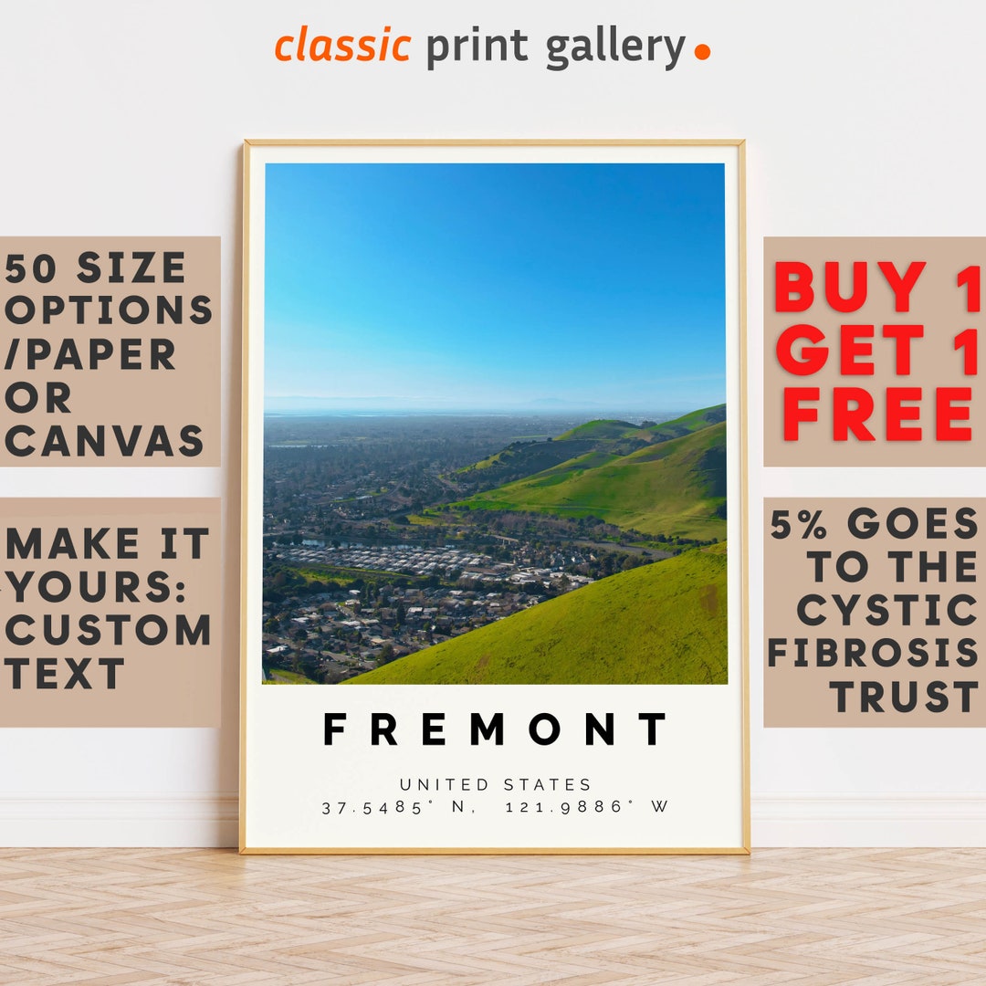 Fremont Poster Colorful Print, Fremont Wall Art, Fremont Photo Decor ...