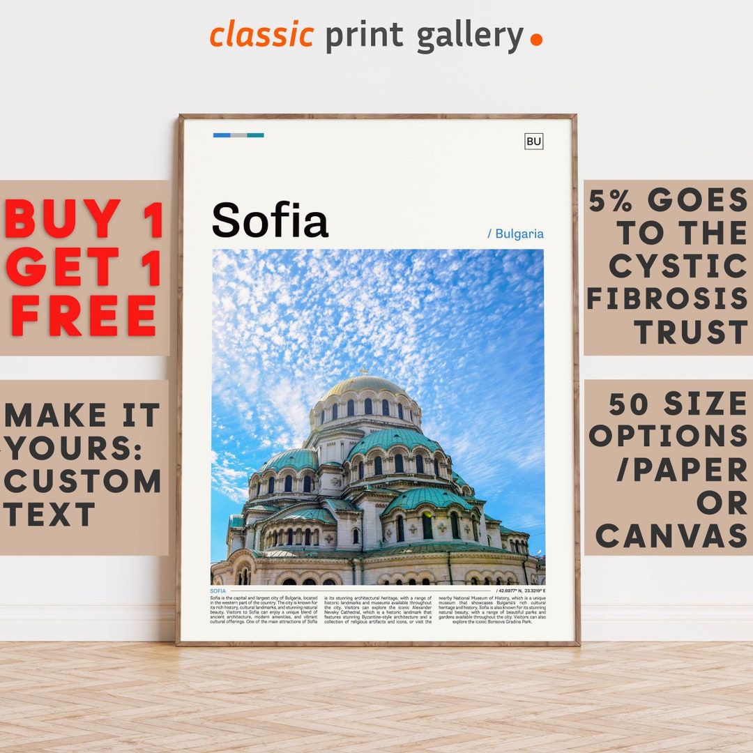 Sofia Print, Sofia Wall Art, Sofia Color Poster With Text, Personalized ...