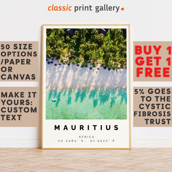 Mauritius Poster - Etsy