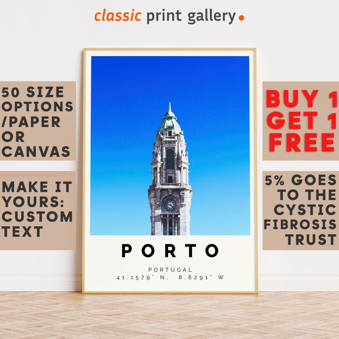 Porto Poster Colorful Print, Porto Wall Art, Porto Photo Decor, Porto ...