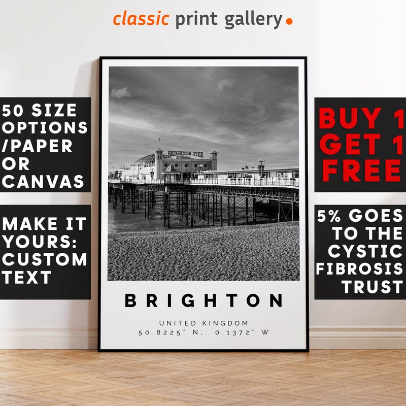 Brighton Poster - Etsy UK