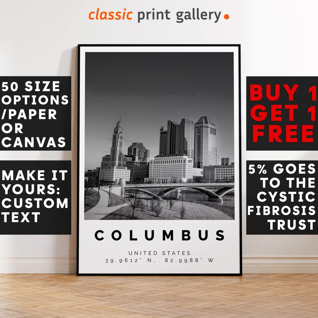 Columbus Poster, Columbus Print, Columbus Photo, Columbus Wall Art ...