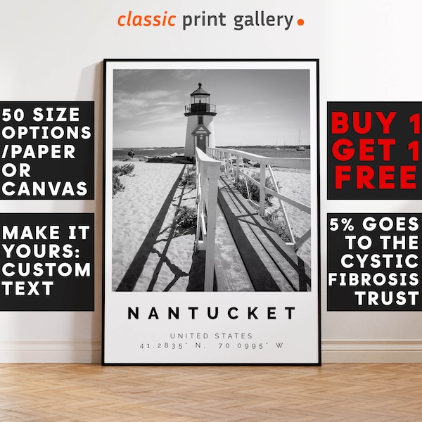 Nantucket Poster - Etsy