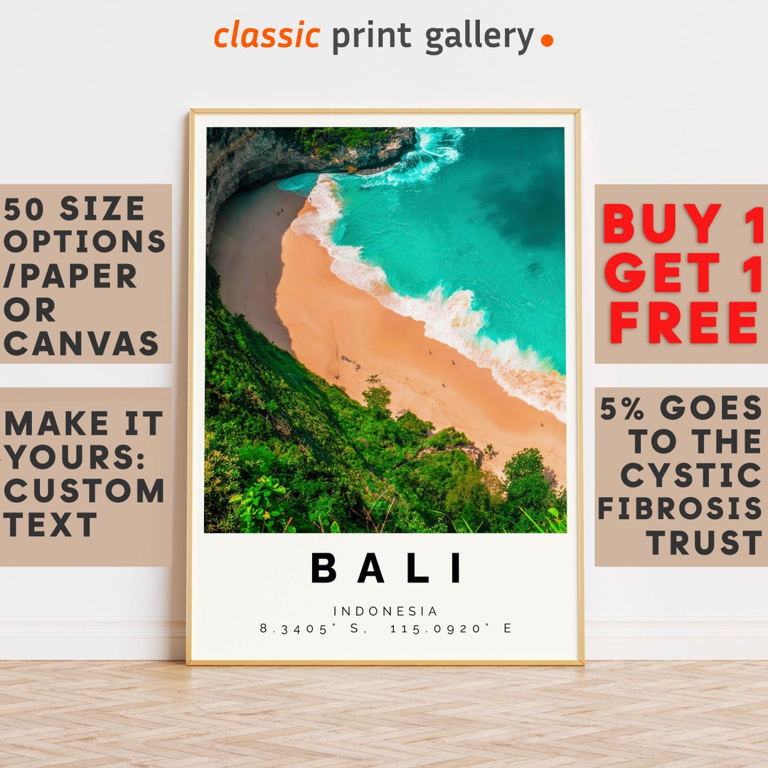Bali Poster Colorful Print, Bali Wall Art, Bali Photo Decor, Bali Gift ...