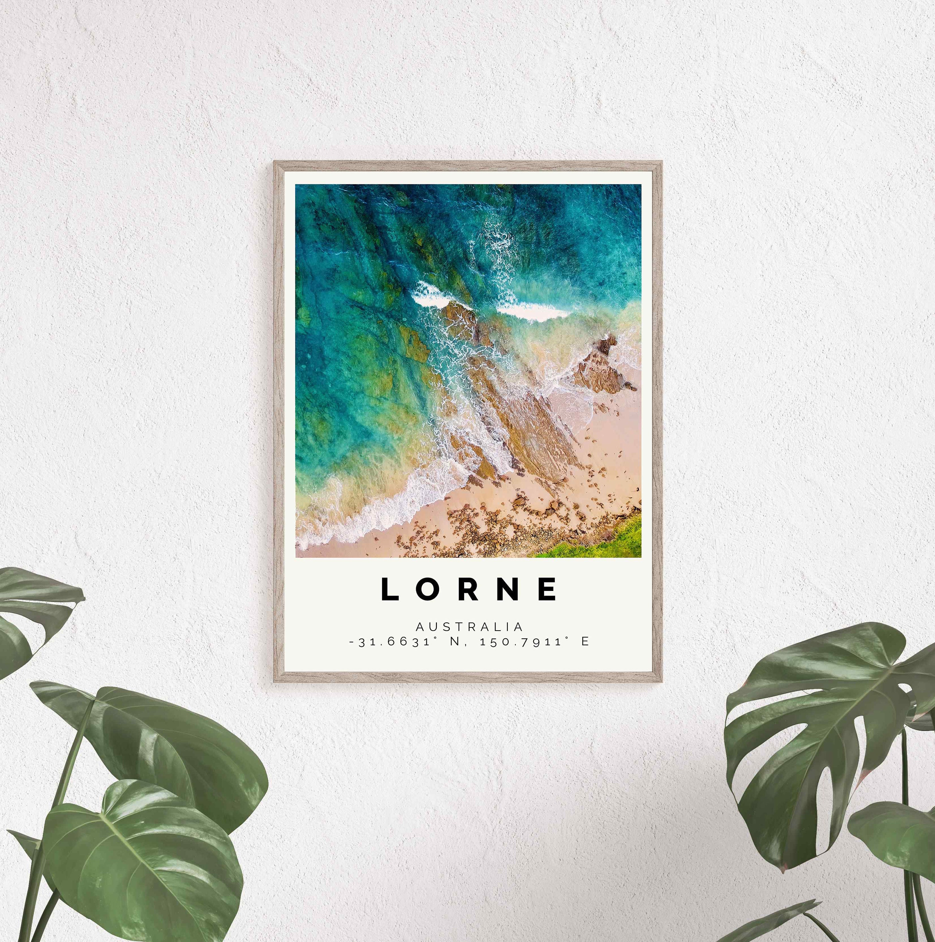 Lorne Poster Colorful Print Lorne Wall Art Lorne Photo - Etsy