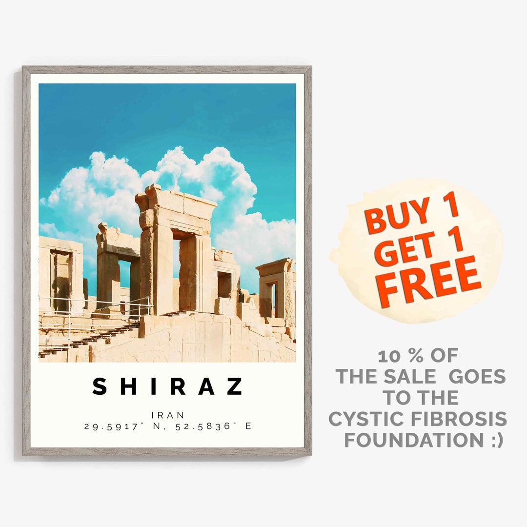 Shiraz Poster Colorful Print Shiraz Wall Art Shiraz Photo - Etsy
